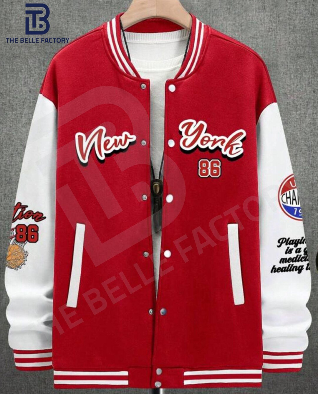 Custom Varsity Jacket, Personalised Letterman Jacket Unisex Baseball ...