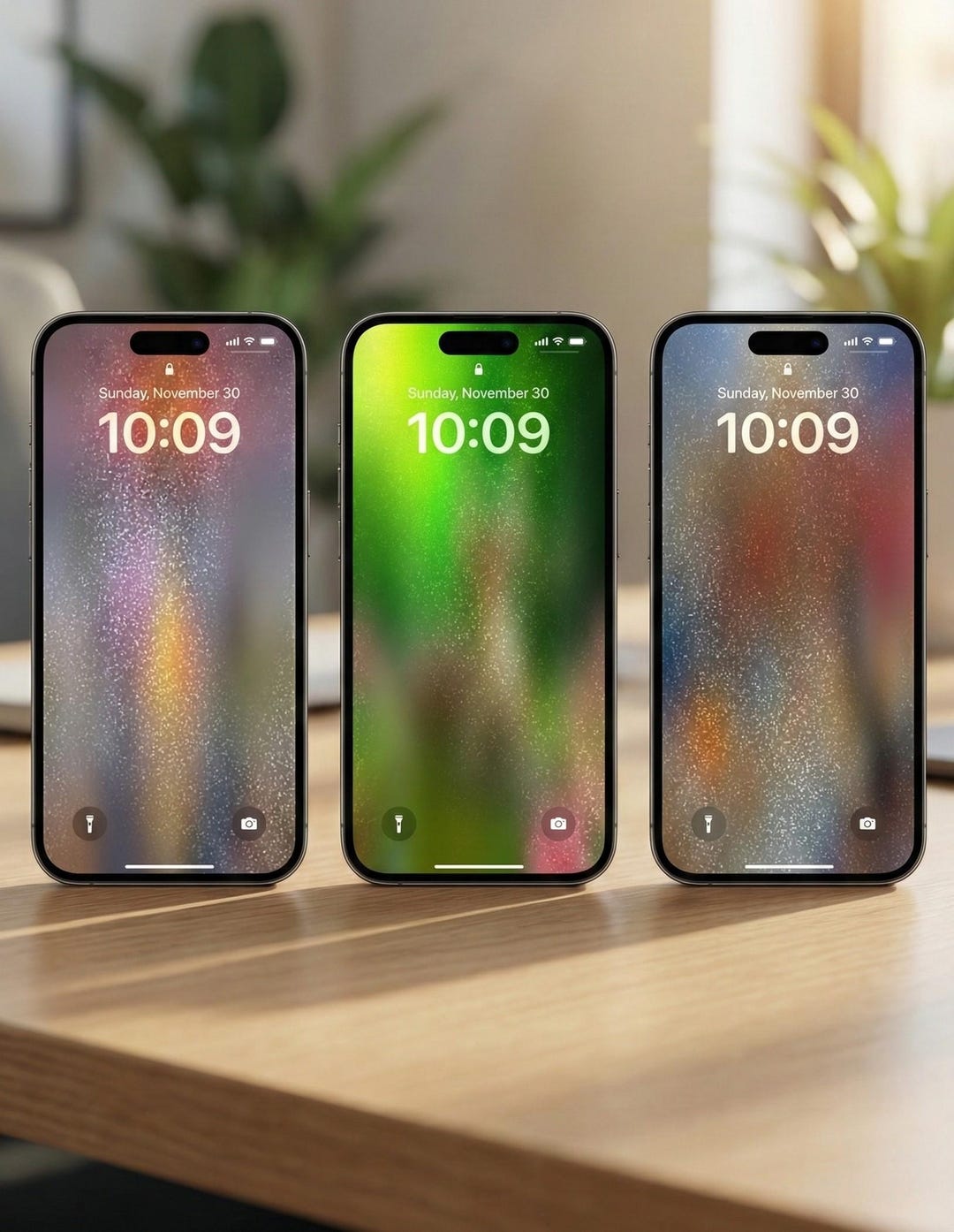 Wallpaper Set Crystal Blur Magic for iPhone and Android (digital ...
