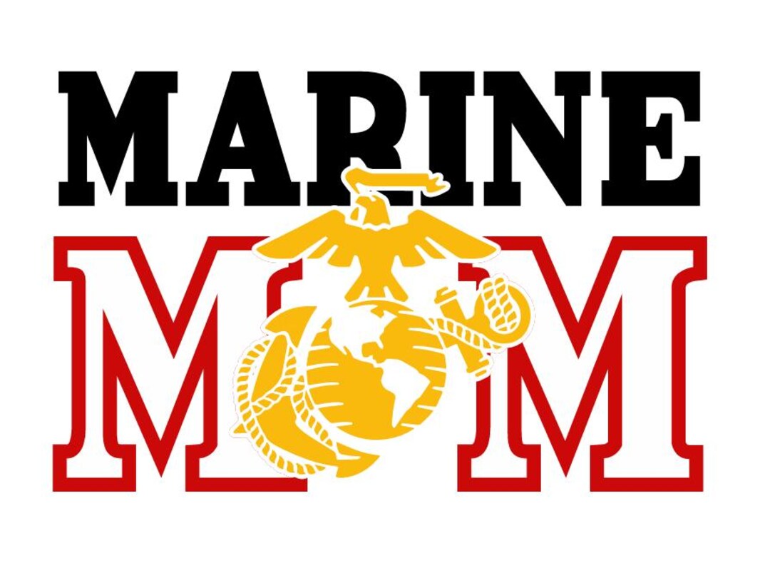 Marine Mom Graphic | Patriotic PNG Digital Print File - Etsy