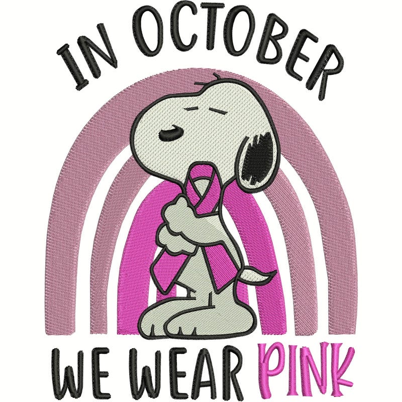 Snoopy Breast Cancer - Etsy