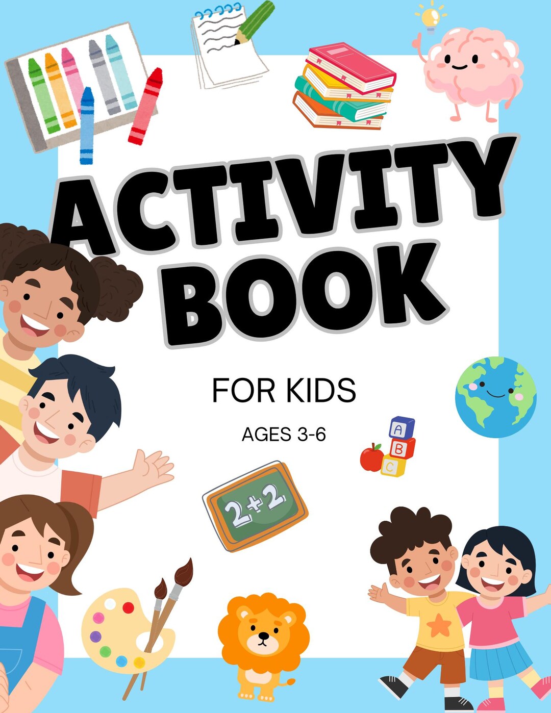 Kids Digital Activity Pack Quiet Book Toddler Busy Book Printable Busy ...