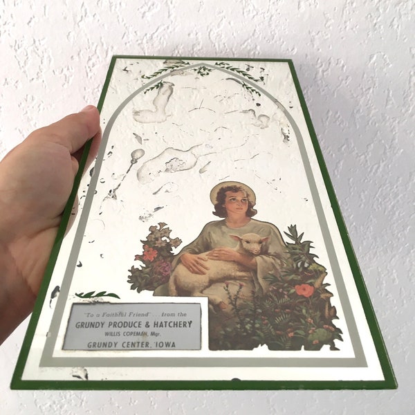 Antique Advertising Mirror - Etsy