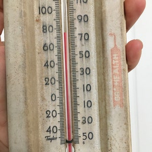 Cool Antique Thermometer - Etsy