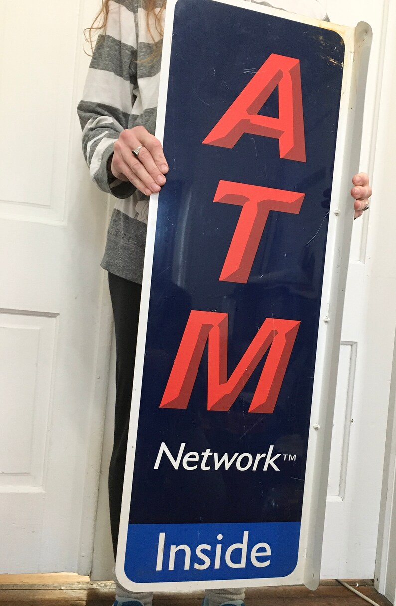 ATM Machine Flange Sign - Etsy