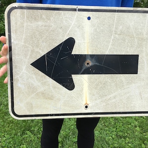 This Way Arrow Sign - Etsy