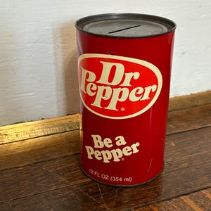 Vintage Dr Pepper Advertising Bank - Etsy
