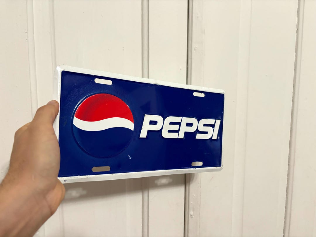 Pepsi License Plate - Etsy