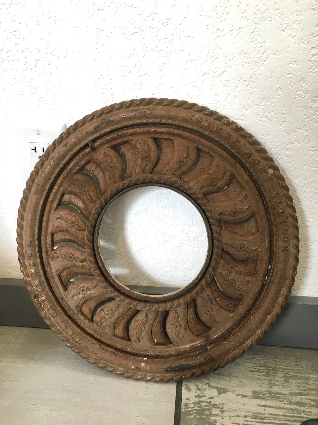 Two Pc Old Salvaged Floor Grate - Etsy