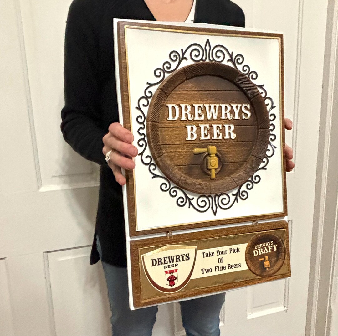 Vintage Drewry’s Beer Sign - Etsy