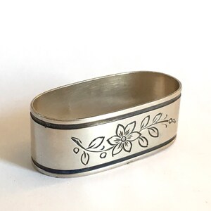 Vintage Danish Hallmarks Johannes Siggaard Silver Napkin Ring - Etsy