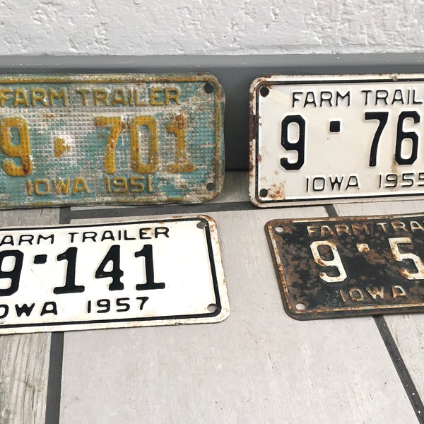 1950s License Plate - Etsy