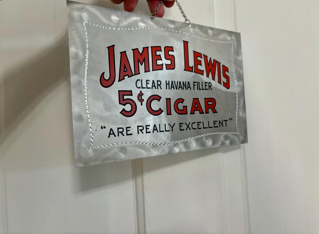 Antique Cigar Store Sign - Etsy
