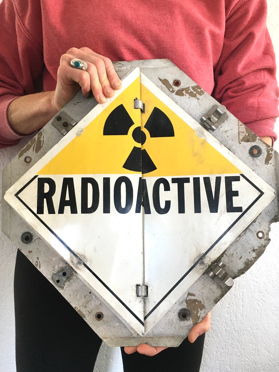 Hazardous Material Flip Sign - Etsy
