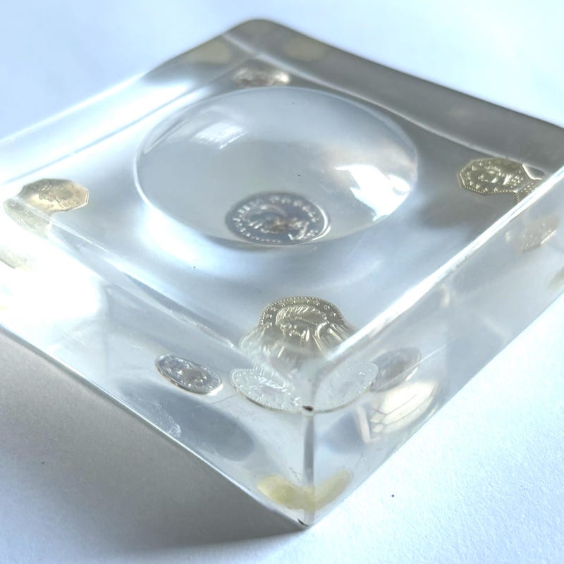 Lucite Cube - Etsy