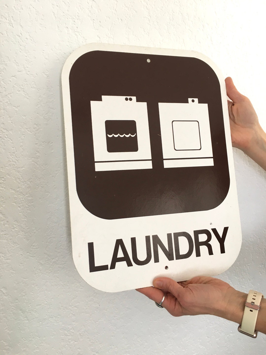 Vintage Hotel Laundry Room Sign - Etsy