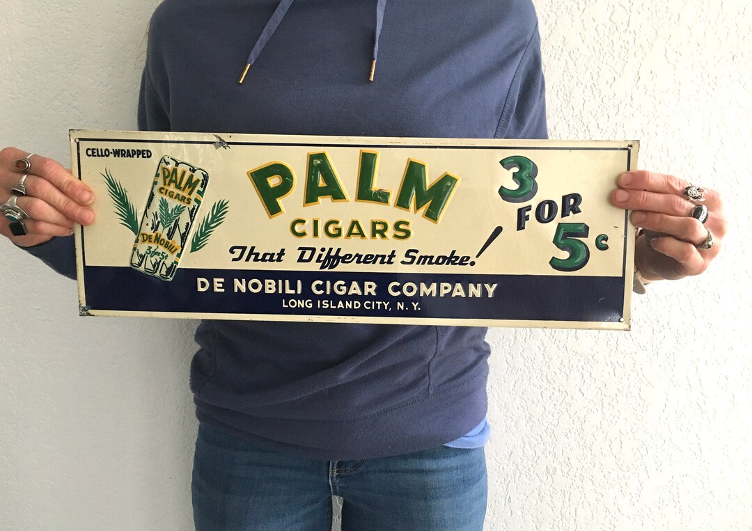 Vintage Cigar Sign - Etsy