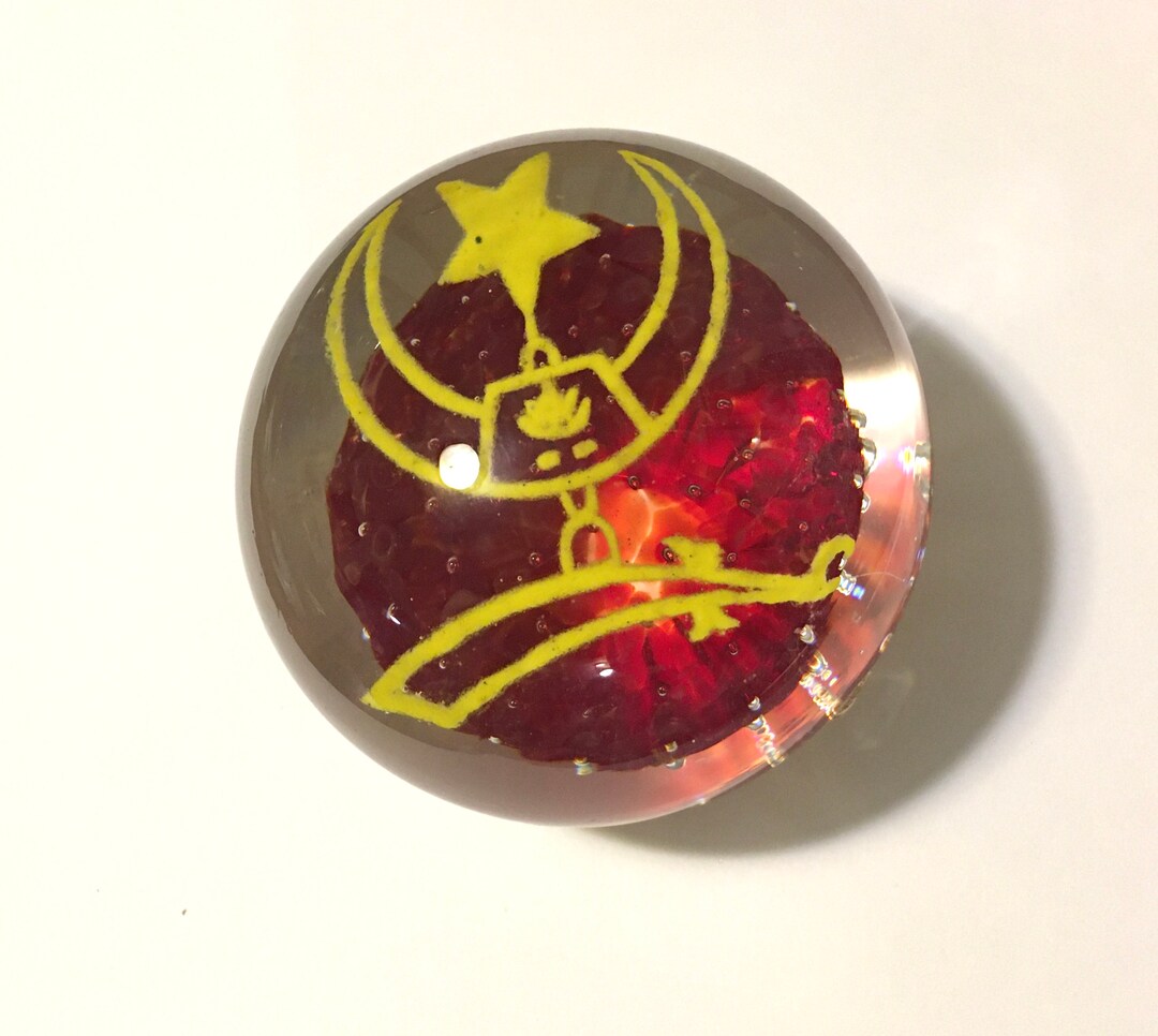 Antique Shriners of Pythias Paperweight - Etsy