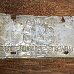 Private School Bus License Plate - Etsy