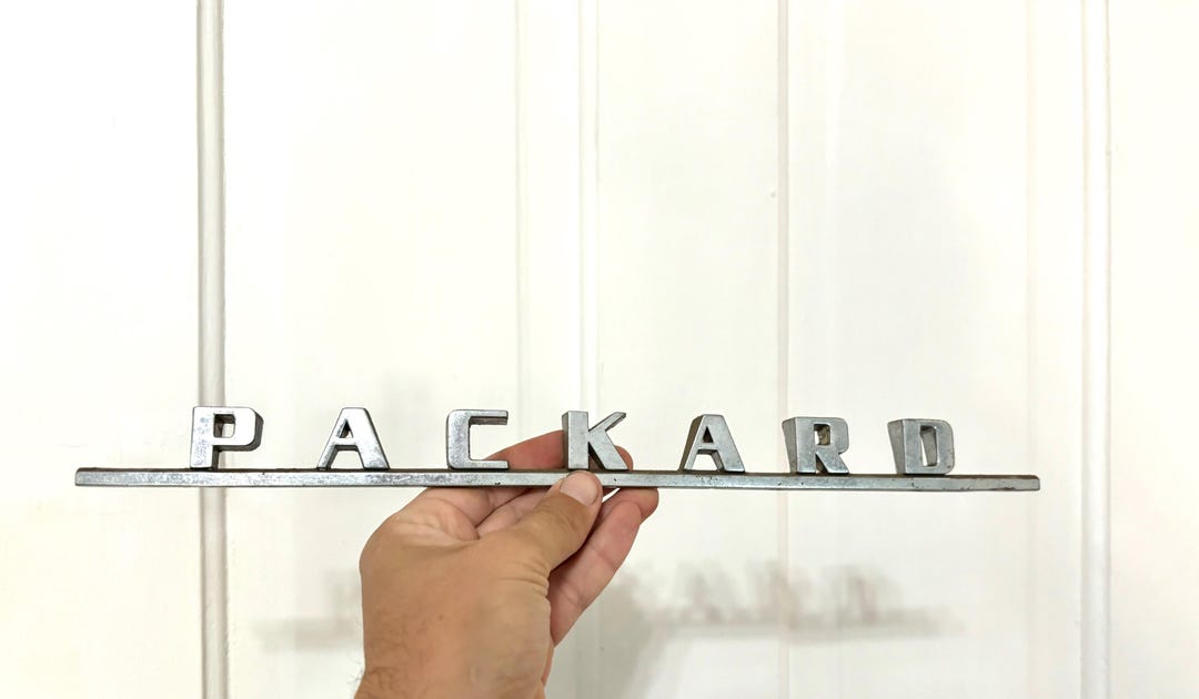 Vintage Packard Metal Emblem - Etsy