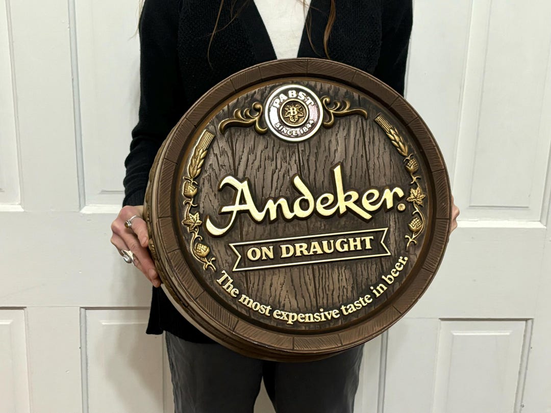 Pabst Beer Barrel Sign - Etsy