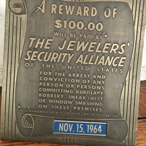 Old Jewelry Store Display Sign - Etsy