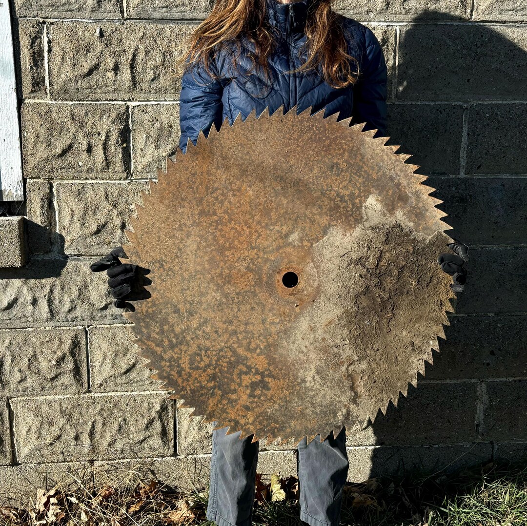 Large Old 29 Inch Saw Blade - Etsy