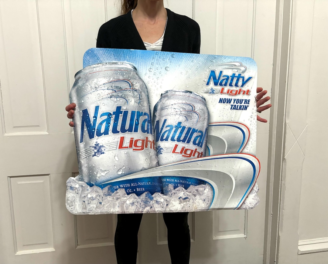 Original Natty Light Beer Sign - Etsy