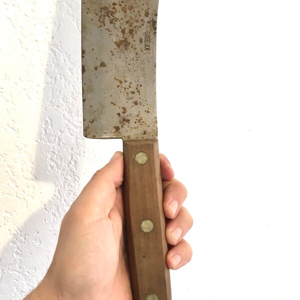 Antique Meat Cleaver - Etsy