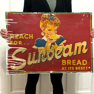 Sunbeam Bread Sign - Etsy