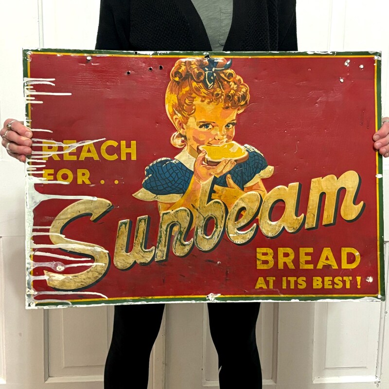Sunbeam Bread Sign - Etsy