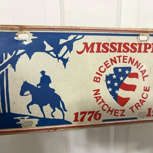 Mississippi Bicentennial License Plate - Etsy