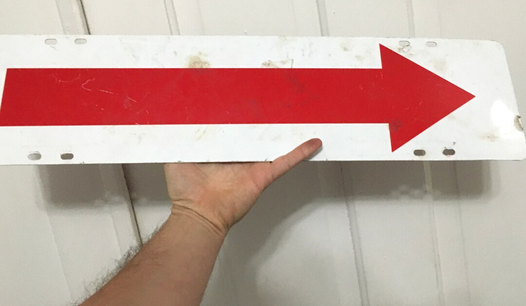 This Way Double Sided Arrow Sign Etsy this-way-double-sided-arrow-sign-etsy