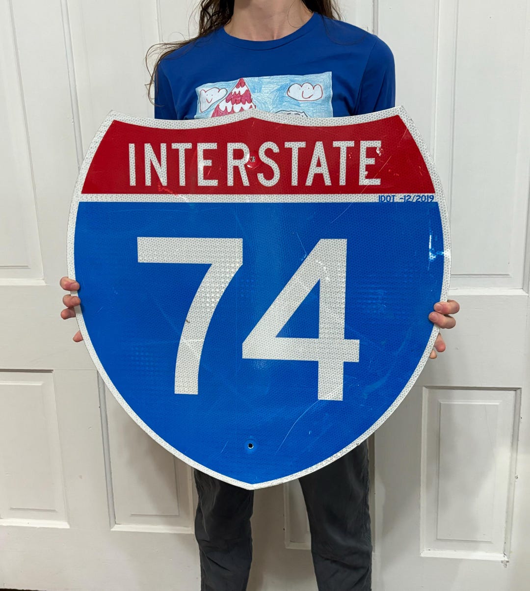 Interstate 74 Shield Sign - Etsy
