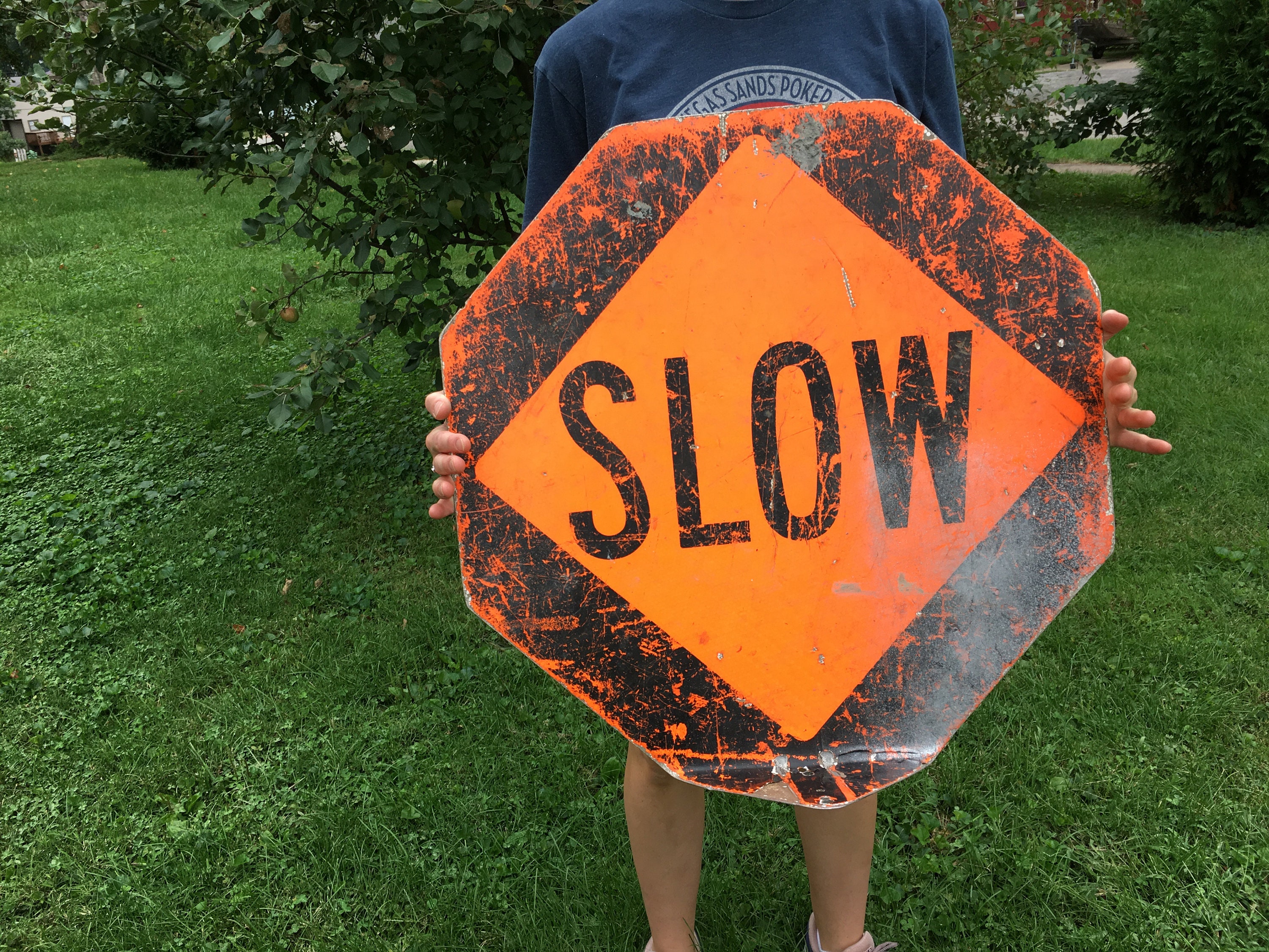 Vintage School Crossing Guard Stop Sign | Etsy