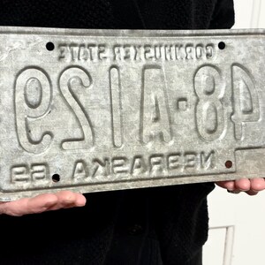 The Corn Husker State Vintage 1970s Nebraska License Plate - Etsy