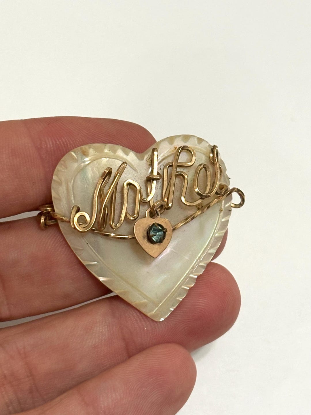 Antique Mother Pin - Etsy
