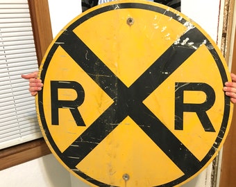 Old Metal Railroad Signs - Etsy