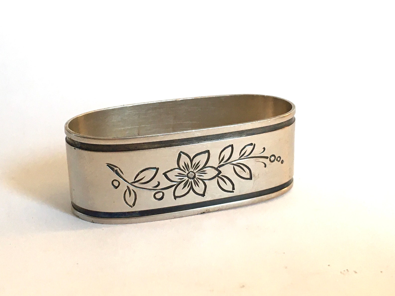 Vintage Danish Hallmarks Johannes Siggaard Silver Napkin Ring - Etsy