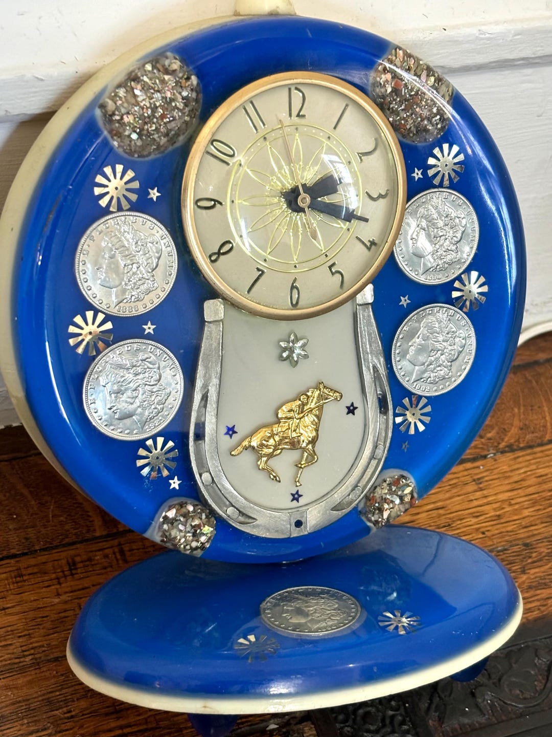 Old Morgan Silver Dollar Clock - Etsy