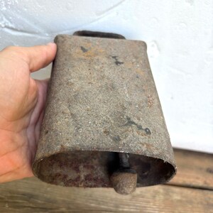 Antique Cast Iron Cow Bell - Etsy