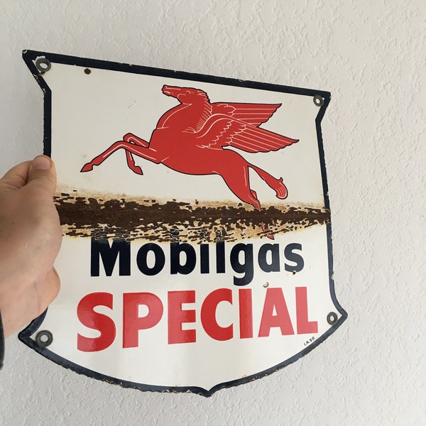 Mobil Pegasus Sign - Etsy