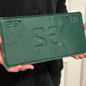 1969 Caravan License Plate W Checkered Flags - 62 - Etsy