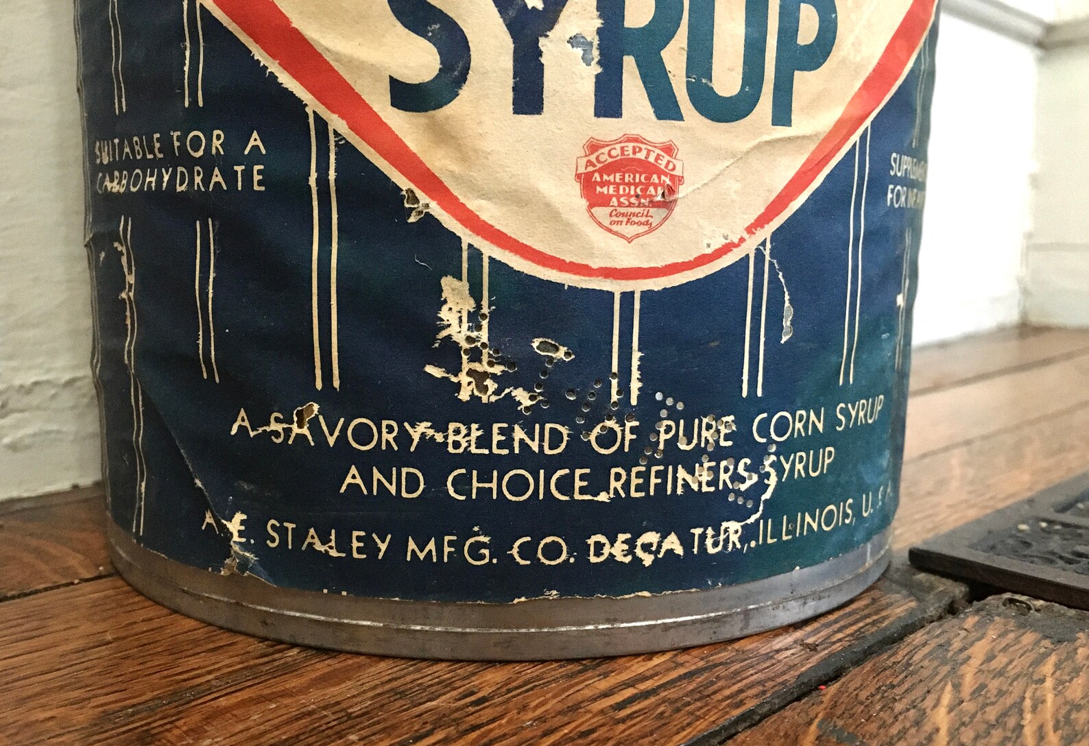 Old Staley Syrup Tin Can | Etsy