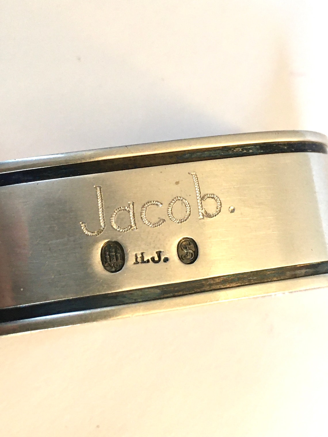 Vintage Danish Hallmarks Johannes Siggaard Silver Napkin Ring - Etsy