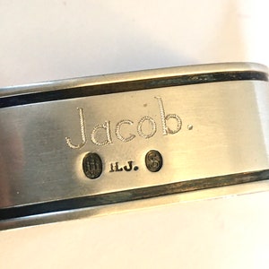 Vintage Danish Hallmarks Johannes Siggaard Silver Napkin Ring - Etsy