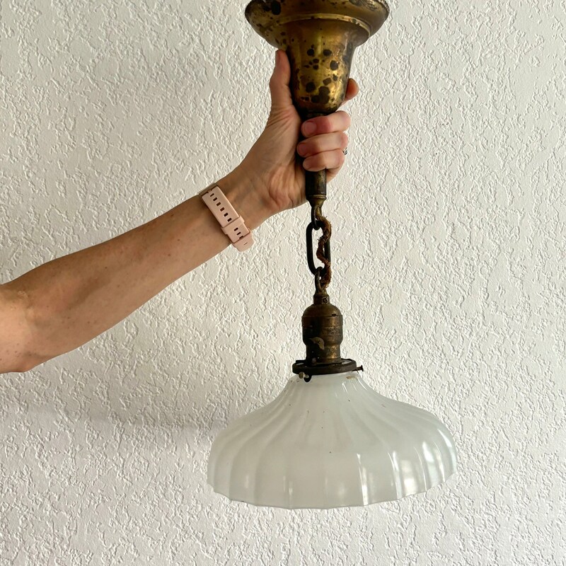 1920s Ceiling Light - Etsy