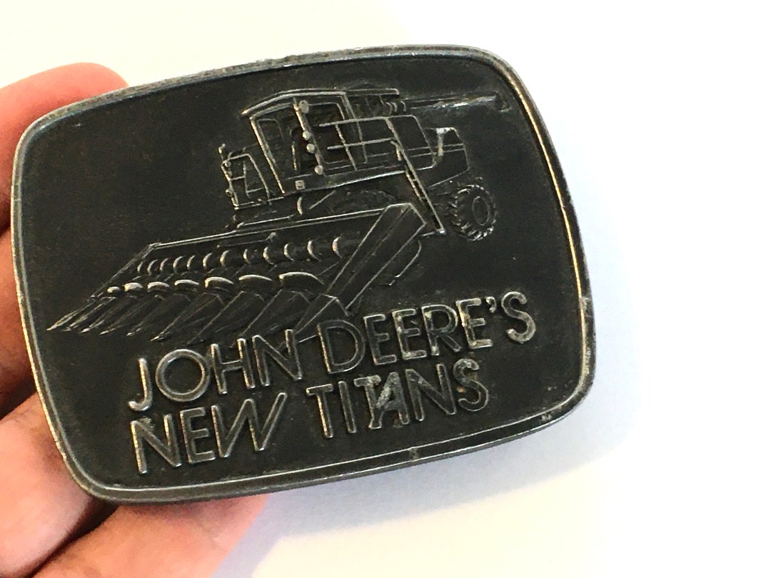 John Deere Belt Buckle - Etsy