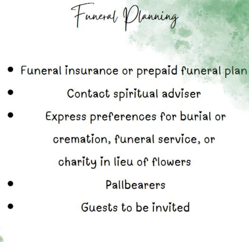 End of Life Planner | Legacy and Peace of Mind Organizer | Final Wishes ...