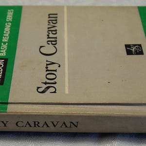 Vintage Reader, “story Caravan” Green Hardcover School Book, the ...