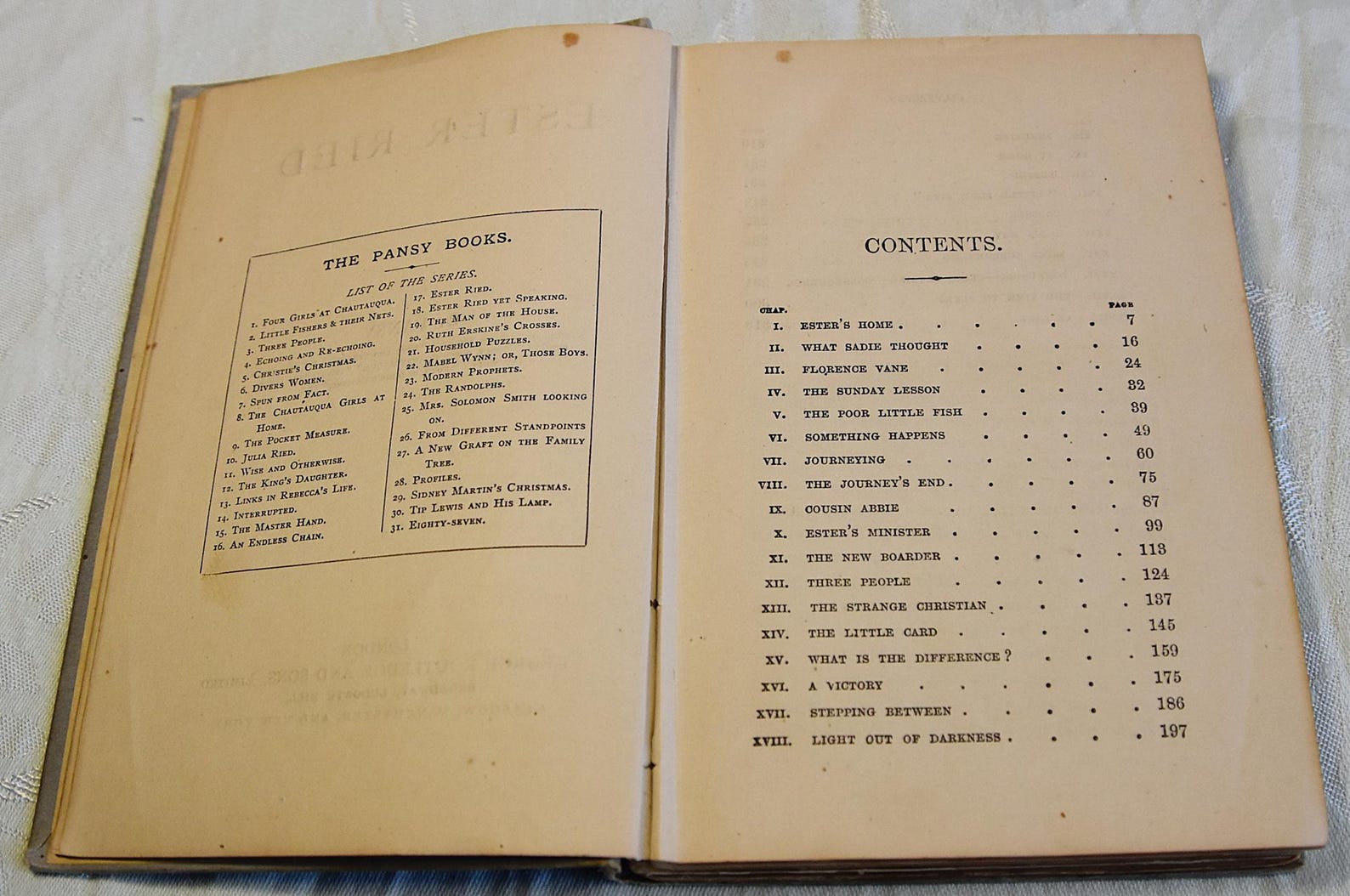 Vintage “ester Ried” by Pansy, the Pansy Books, Green Decorative ...